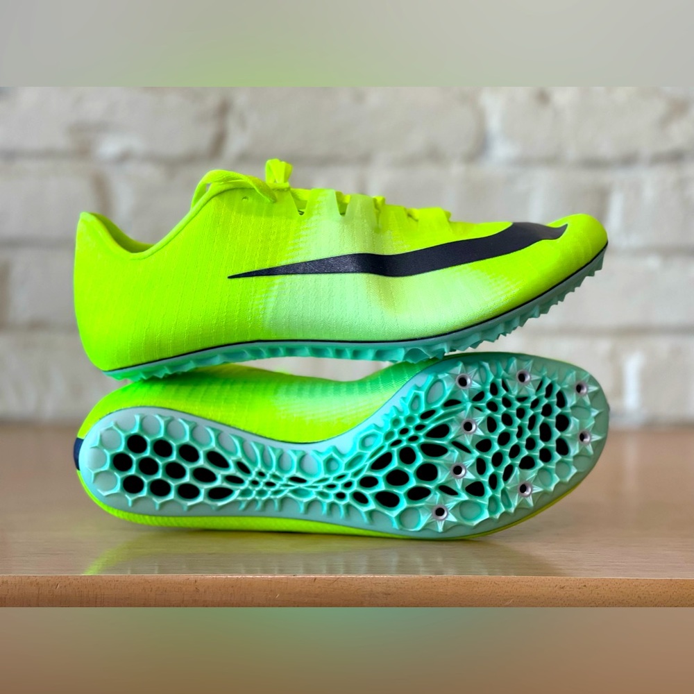 Nike Zoom Ja Fly 3 Volt Neon Sprint Track Spike Cleat… - Gem